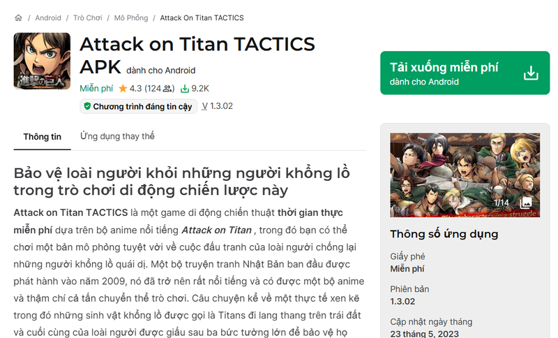 Cách tải Attack on Titan trên điện thoại và hòa mình vào những trận ...