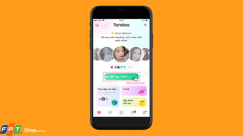 Hướng dẫn sử dụng ứng dụng Tandoo kết nối cùng bạn bè trực tuyến