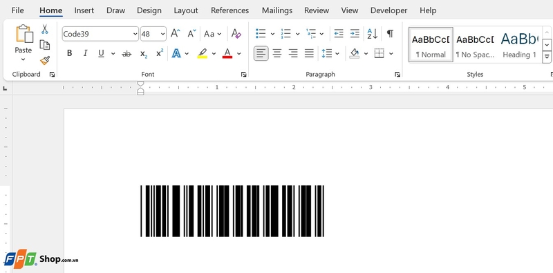 Cách tạo barcode, mã QR trực tiếp trong Word, Excel, PowerPoint