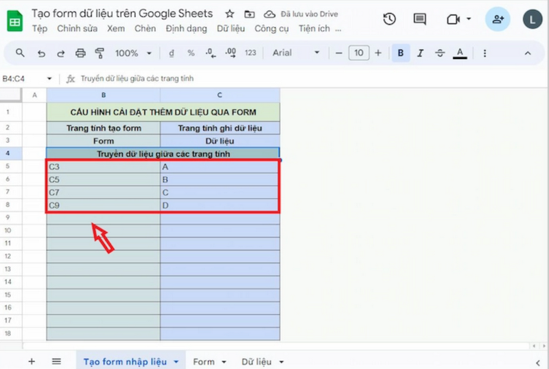 Cách tạo form nhập liệu trong Google Sheet giúp bạn quản lý dữ liệu hiệu quả