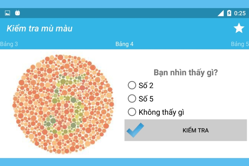 Gợi ý app test mù màu giúp kiểm tra thị lực màu tại nhà