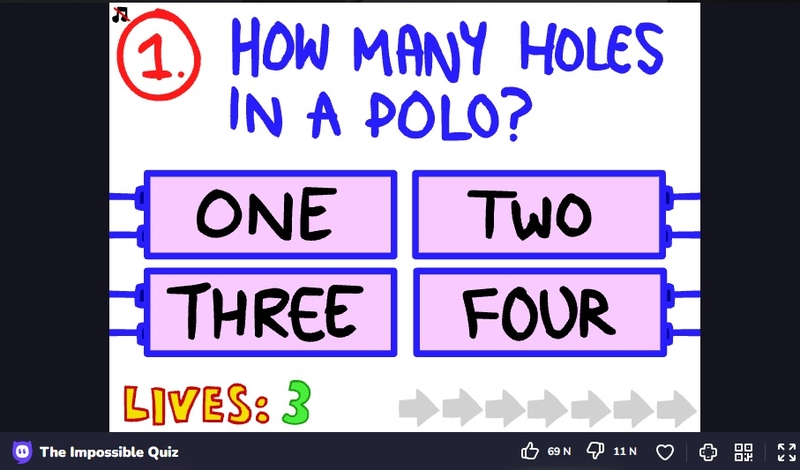 The Impossible Quiz: Tựa game thử thách trí tuệ khiến bạn vò đầu bứt tai