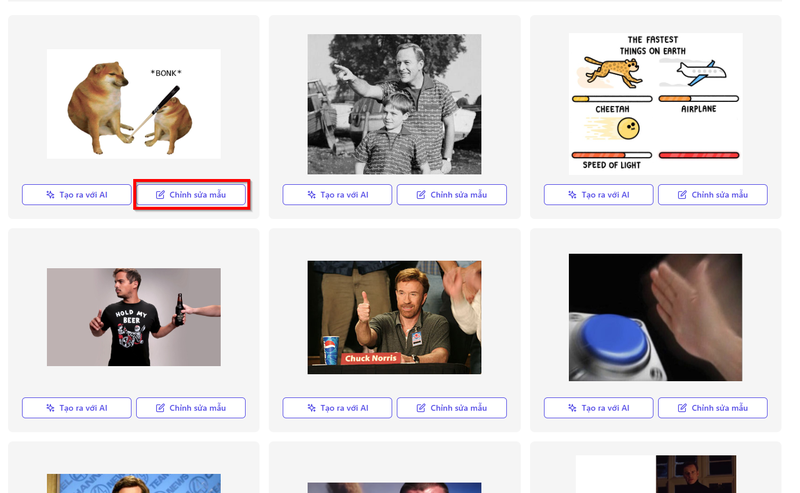 Cách tìm meme bằng AI thông qua công cụ Super Meme cực dễ dàng