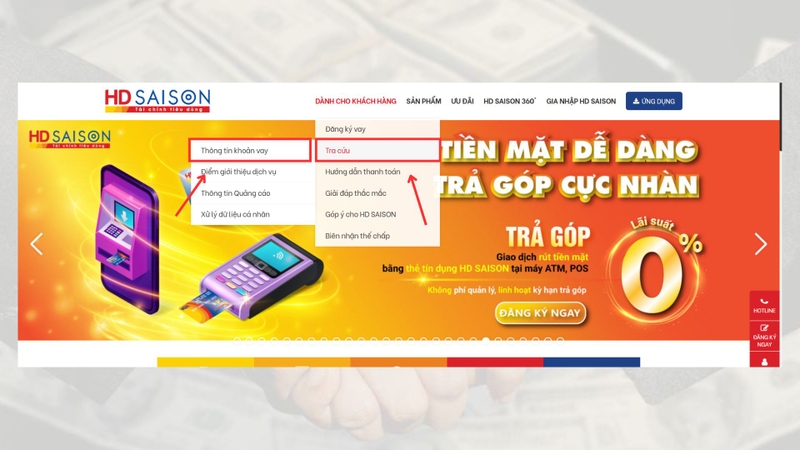 Hướng dẫn chi tiết cách tra cứu số hợp đồng HD SAISON bằng CMND