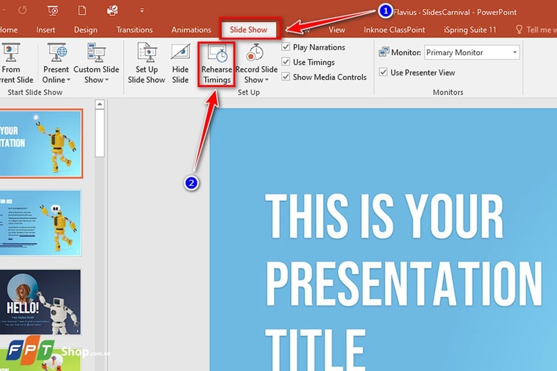 Chi tiết cách trình chiếu PowerPoint tự chạy vô cùng đơn giản
