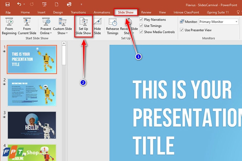 Chi tiết cách trình chiếu PowerPoint tự chạy vô cùng đơn giản