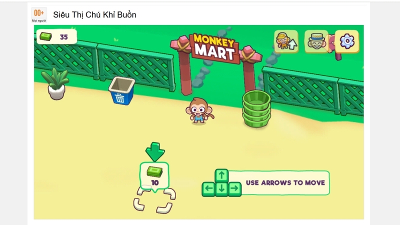 Trò chơi Con Khỉ Bán Hàng - Hóa khỉ, trồng trọt và kinh doanh