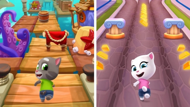 Tom Biết Nói Rượt Vàng - Trò chơi mèo Tom chạy miễn phí vui nhộn