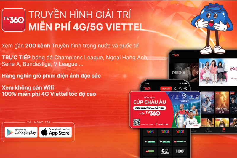 TV360 Smart TV mang cả kho phim bom tấn về ngay trong nhà bạn