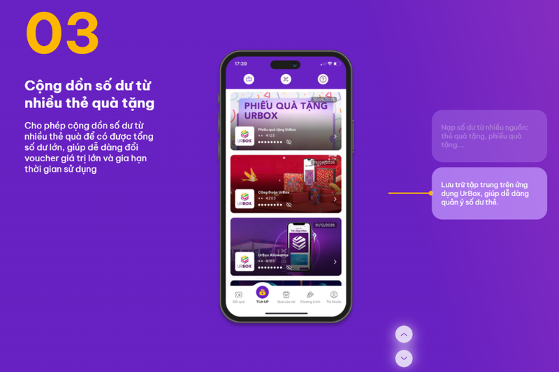 UrBox: Ứng dụng cung cấp voucher và quà tặng cho doanh nghiệp