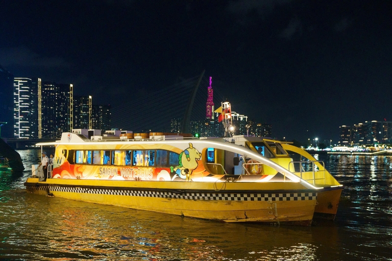 Water Bus: Trải nghiệm du lịch trên sông Sài Gòn mới lạ, hấp dẫn
