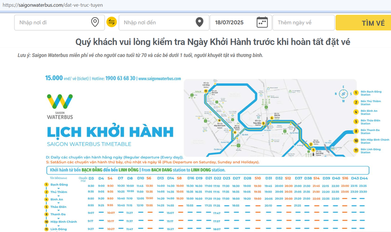 Water Bus: Trải nghiệm du lịch trên sông Sài Gòn mới lạ, hấp dẫn
