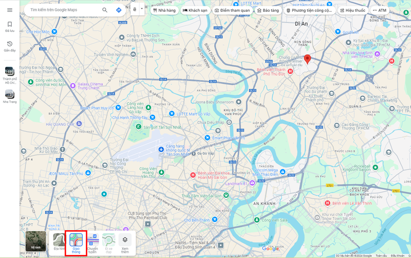 Cách xem tình trạng kẹt xe trên Google Maps trên điện thoại và máy tính ...
