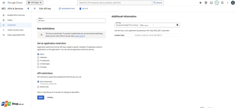 Hướng dẫn cách lấy YouTube API key nhanh chóng và dễ dàng
