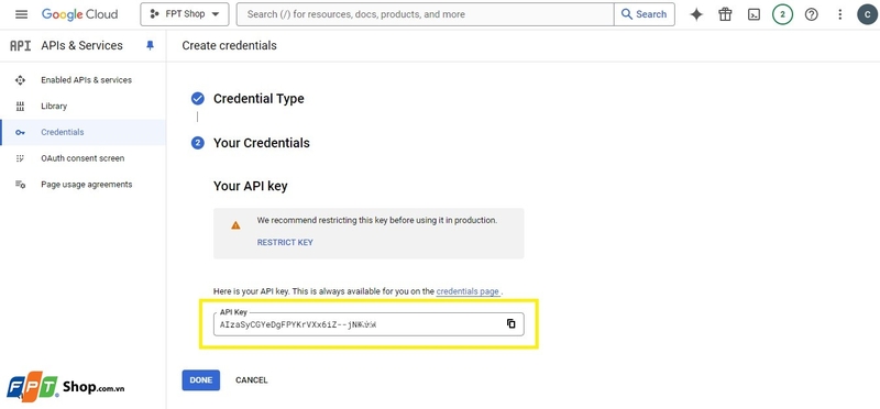 Hướng dẫn cách lấy YouTube API key nhanh chóng và dễ dàng