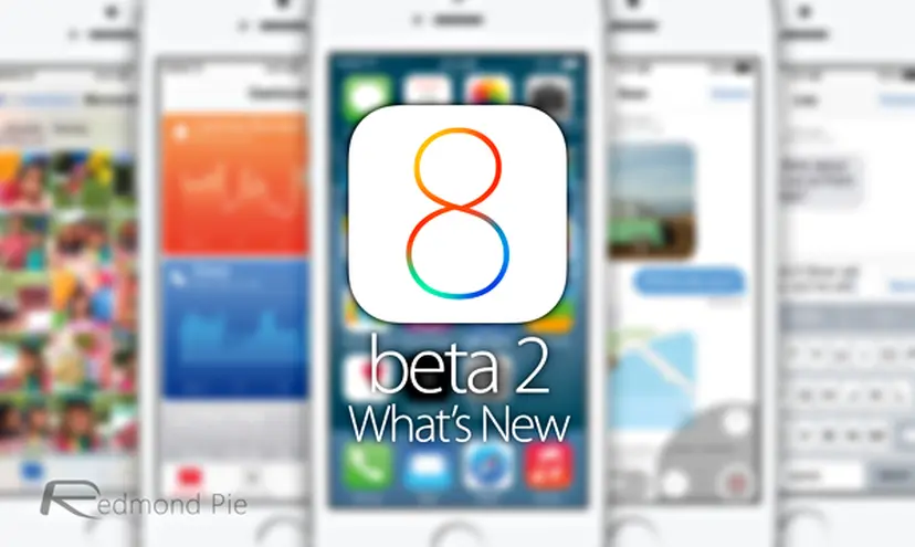 Cập nhật phiên bản iOS 8 Beta 2 dành cho iPhone