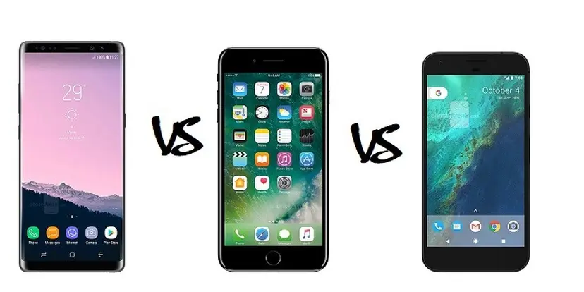 Mua iPhone 8 Plus, Galaxy Note 8 hay Pixel 2 XL???