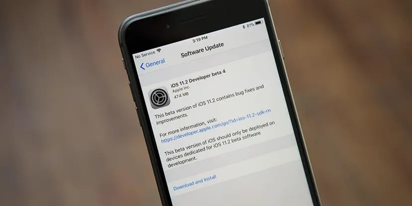 iOS 11.2 beta 4 chính thức được phát hành