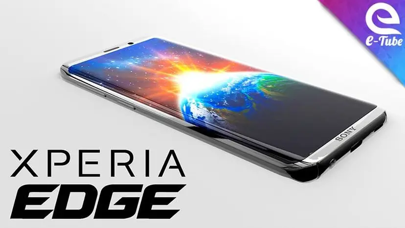 Tròn mặt trước concept Sony Xperia Edge màn hình cong tràn viền