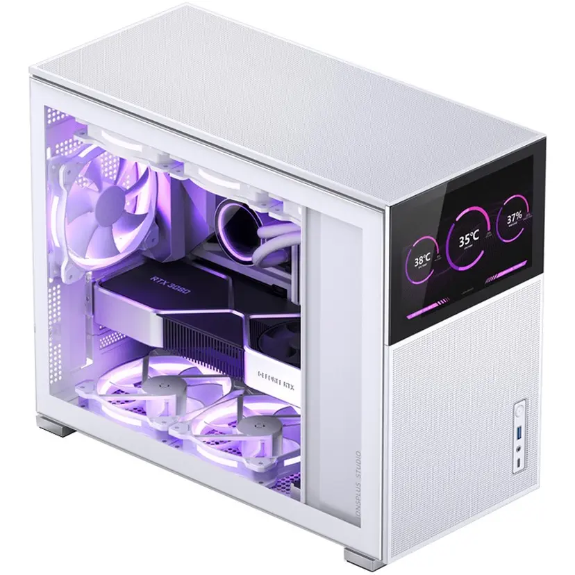 Vỏ case Jonsbo D31 Mesh Screen White chính hãng, giá rẻ