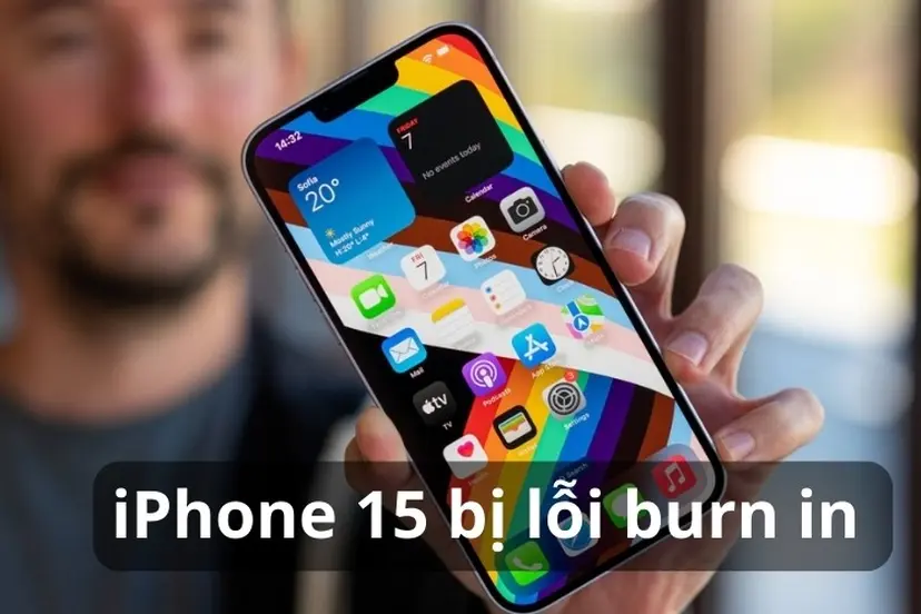 Nguyên nhân màn hình iPhone 15 bị lỗi burn in và cách khắc phục