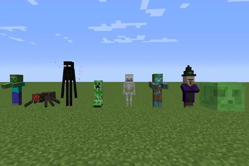 Tổng hợp Mob Minecraft: Phân loại, vật phẩm rơi và cách dùng