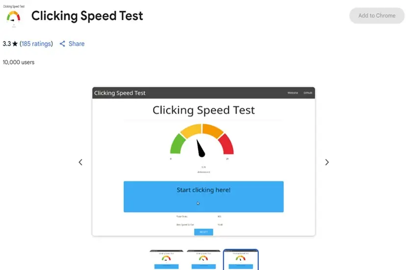 Tải Clicking Speed Test: Test tốc độ nhấp chuột đơn giản, thú vị