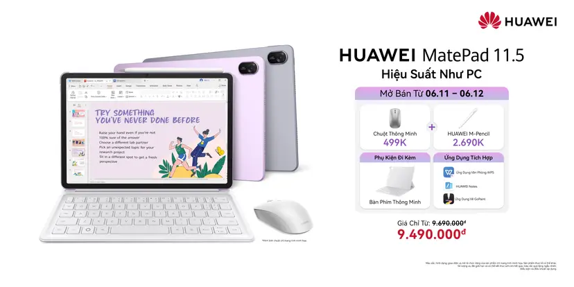 Huawei MatePad 11.5 PaperMatte chính thức mở bán tại FPT Shop