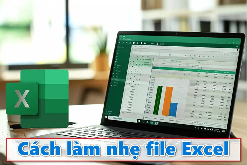 Cách làm nhẹ file Excel đơn giản, nhanh chóng và không mất dữ liệu