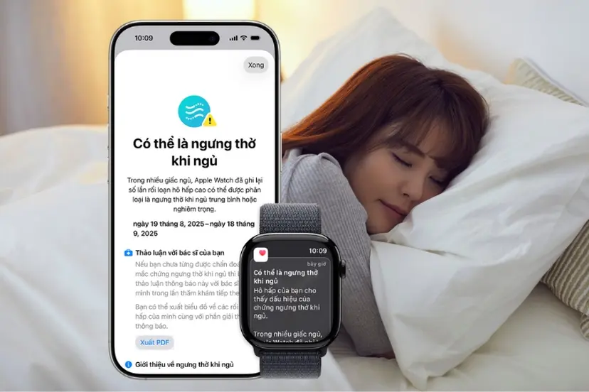 Cách phát hiện ngưng thở khi ngủ trên Apple Watch Series 10