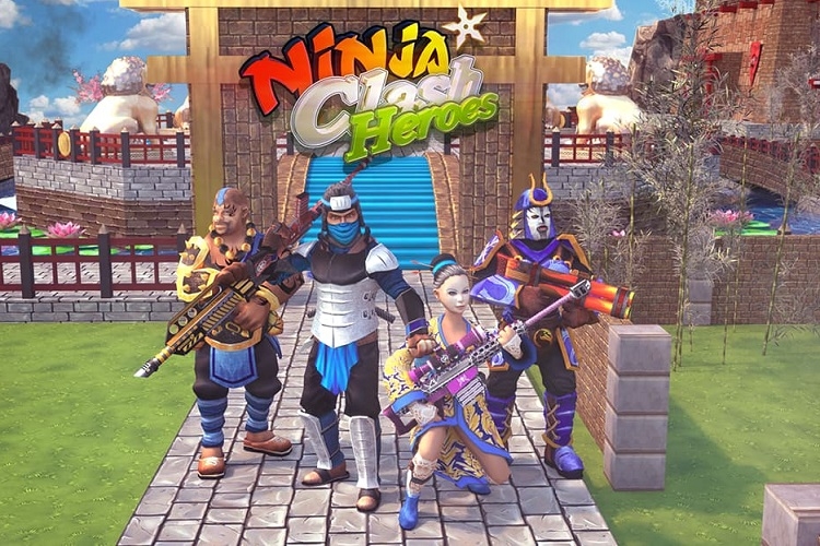 Ninja Clash Heroes - Game bắn súng 3D đồ họa đẹp và lối chơi hay
