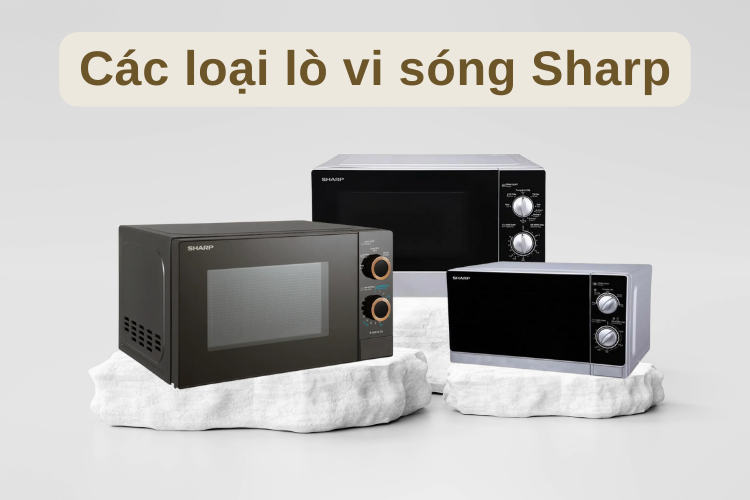 Có các loại lò vi sóng Sharp nào? Ưu điểm, tiêu chí lựa chọn
