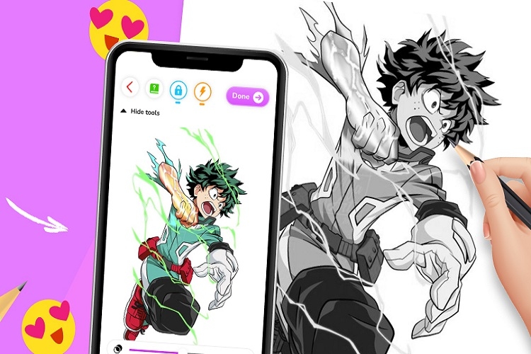 Khám phá Draw Anime - AR Tracing App - Ứng dụng vẽ anime bằng AR