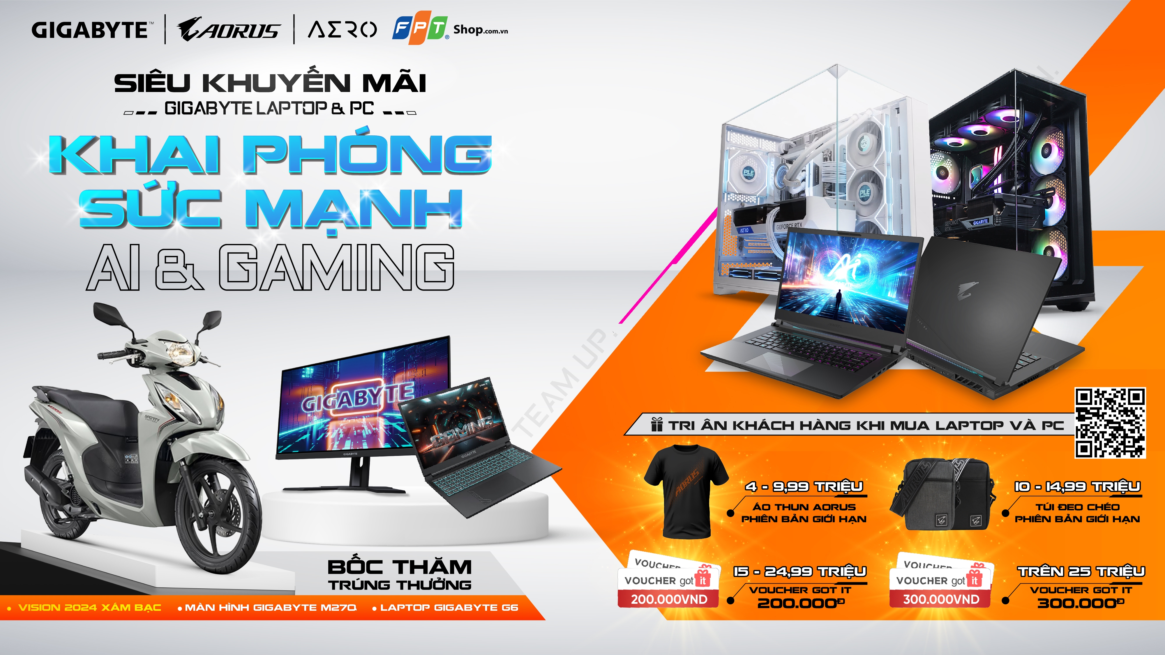 Mua Laptop GIGABYTE - Nhận ngay voucher Gotit 200.000đ & Cơ hội trúng ...