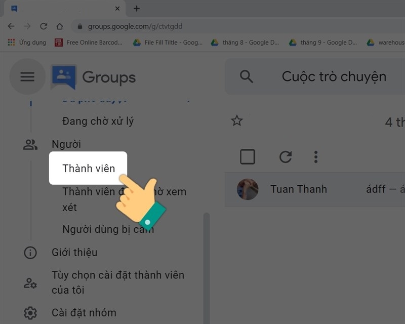Cách sử dụng Google Group để thảo luận và làm việc nhóm