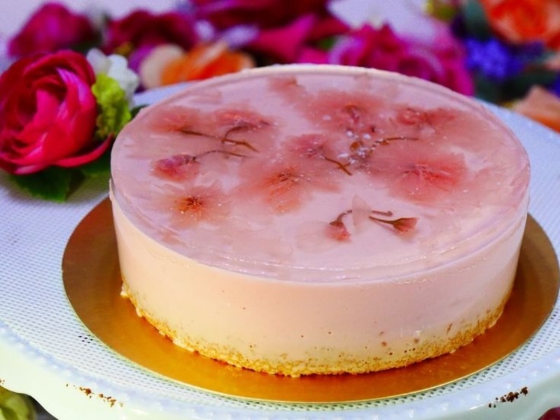 Cách làm Sakura Cheesecake mềm mịn, béo ngọt, chuẩn vị Nhật Bản