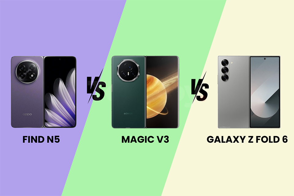 So sánh Honor Magic V3, OPPO Find N5 và Samsung Z Fold6: Đâu là chiếc ...