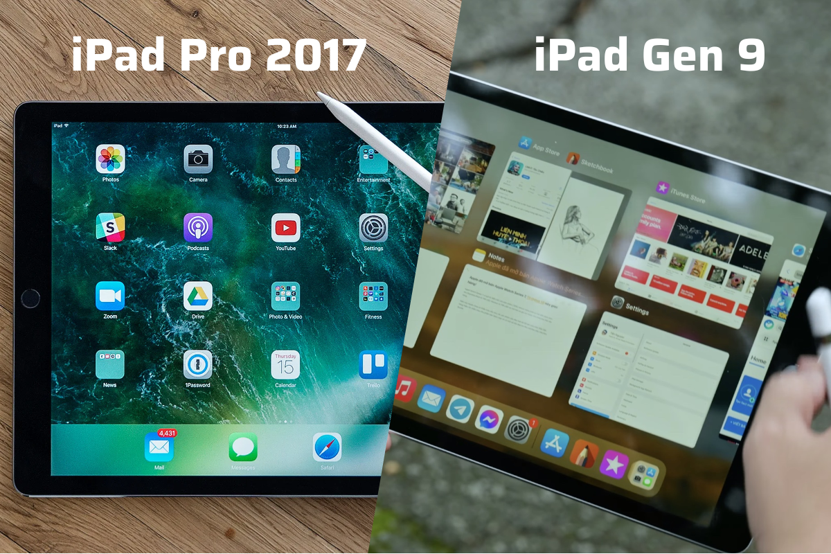 So sánh iPad Pro 2017 và iPad Gen 9: Nên chọn mẫu cao cấp đời cũ hay ...