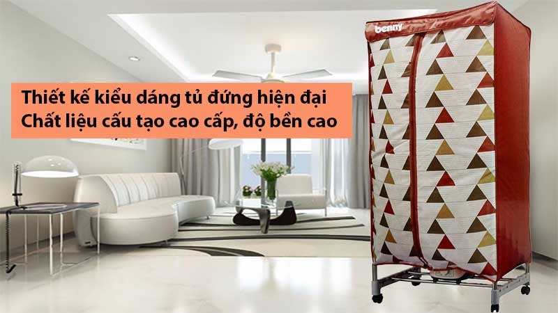 Tủ sấy quần áo Benny chính hãng, giá rẻ, trả góp 0%