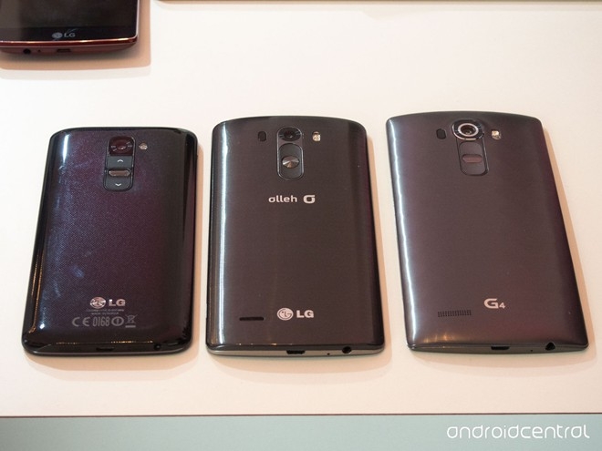 Cùng ngắm vẻ đẹp của ba thế hệ LG G Series