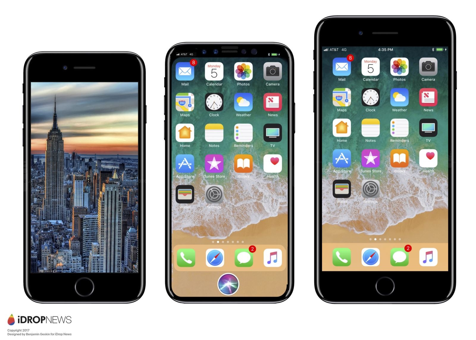 So sánh iPhone 8 và iPhone 7 dựa trên thông tin rò rỉ