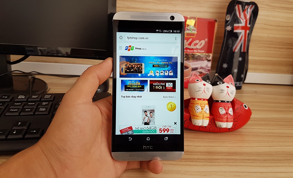 Trên tay HTC One E9 Dual SIM: Thiết kế trẻ trung, mỏng và nhẹ