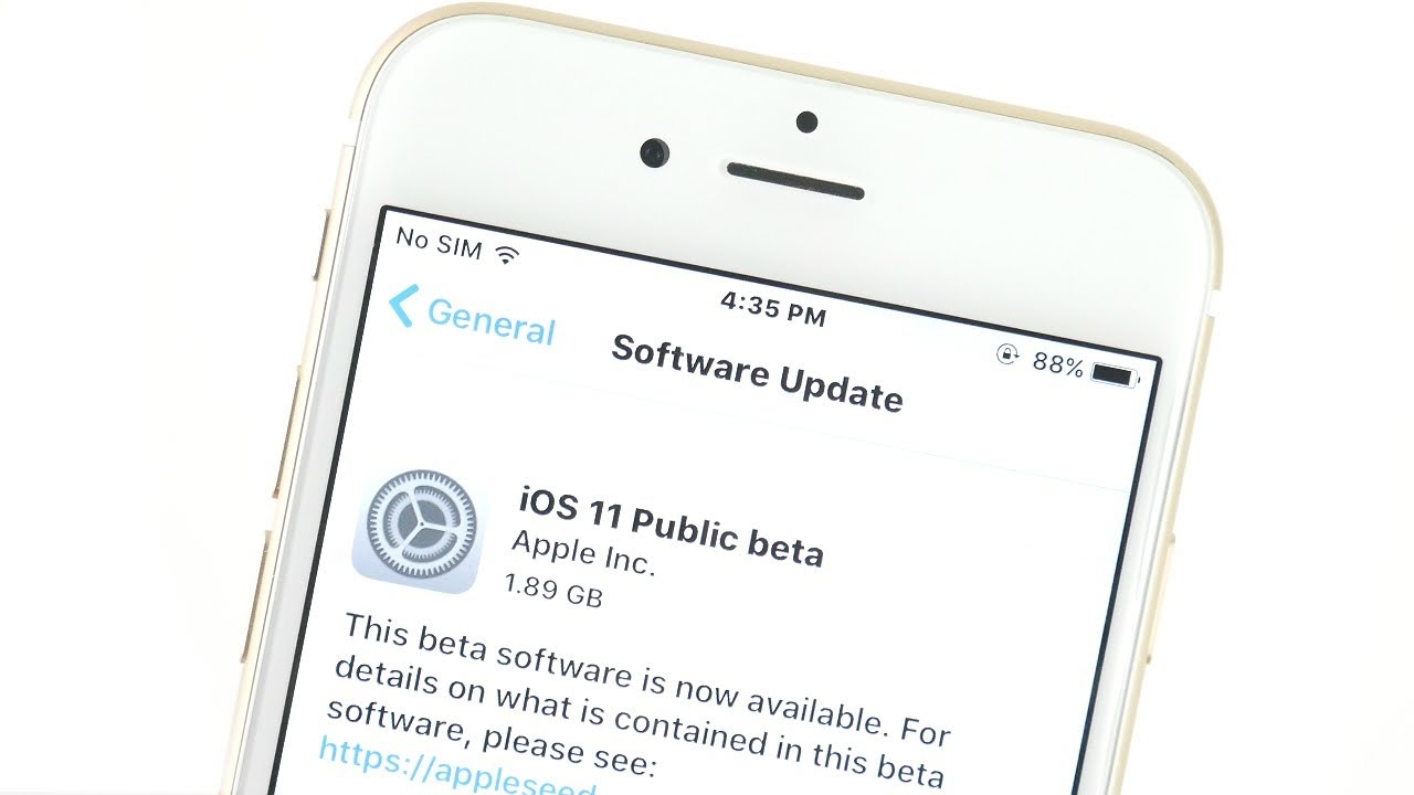 Hướng dẫn cài đặt cài đặt iOS 11 Public Beta