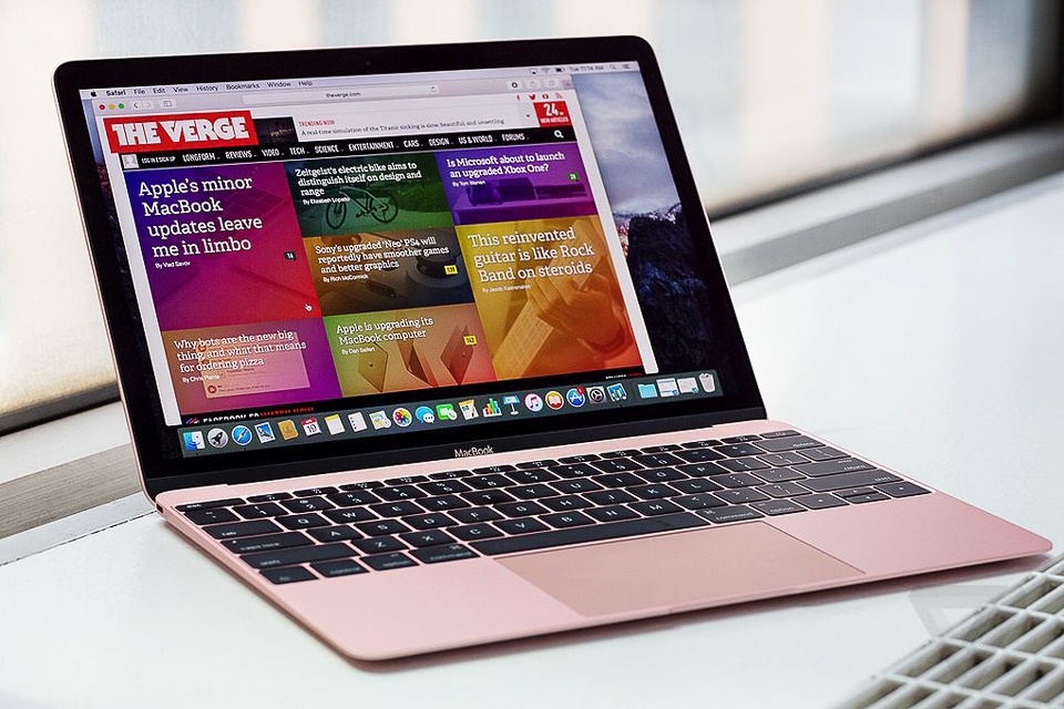 Trên tay MacBook 12 inch rose gold mới