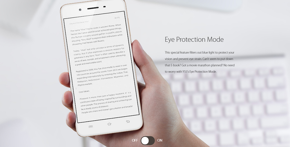 Eye-Protection Mode giúp bảo vệ thị giác ra sao?