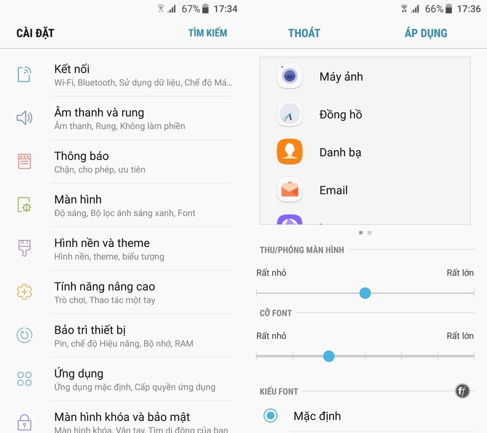 Giao diện Android 7.0 Nougat của Samsung có gì mới?