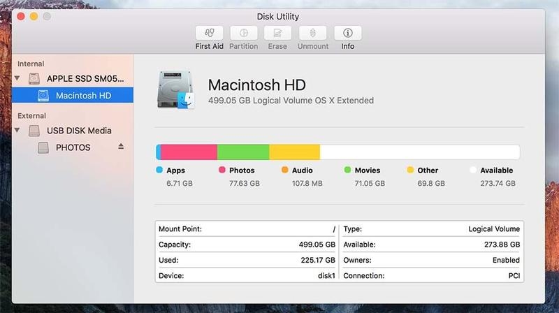 Hướng dẫn sử dụng Disk Utility trên MacOS