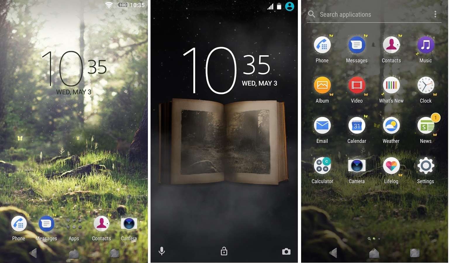 Các bộ themes đẹp cho những người sử dụng Sony