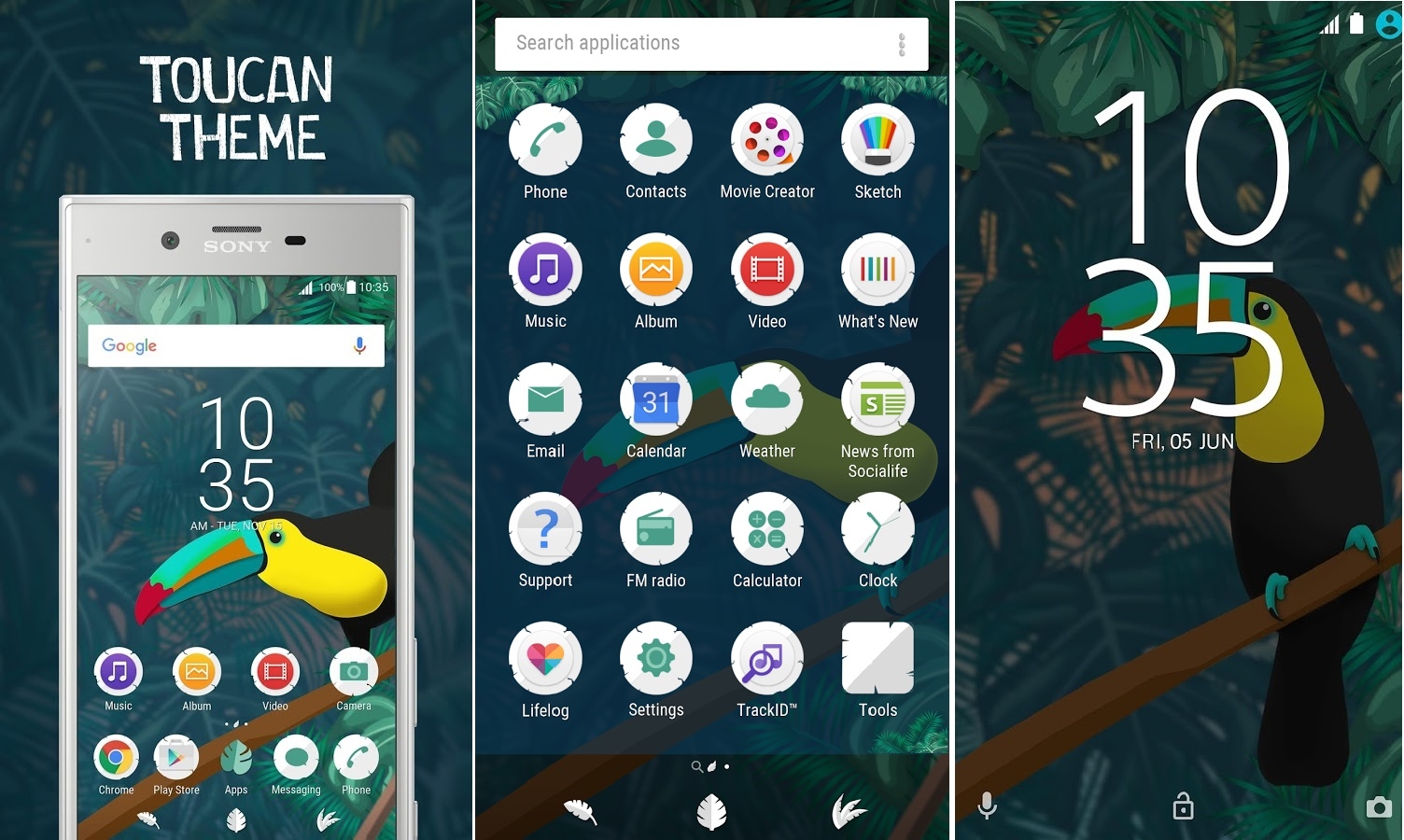 Các bộ themes đẹp cho những người sử dụng Sony