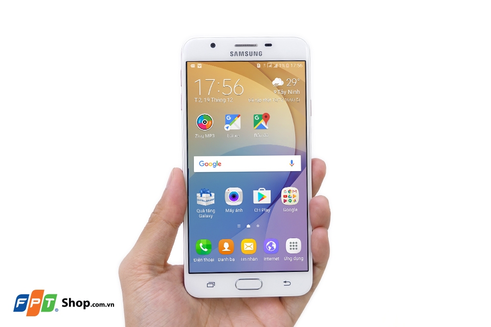 Trên tay Samsung Galaxy J7 Prime màu Pink Gold